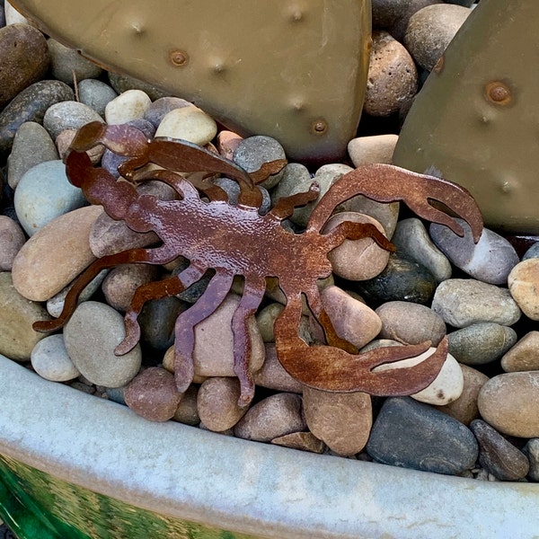 Iron Scorpion | Metal Art ~ 6" X 4.5" Iron Southwest Sonoran Desert ...