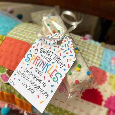 Printable Summer Break Crispy Rice Treats Tag Classroom Gift Students ...