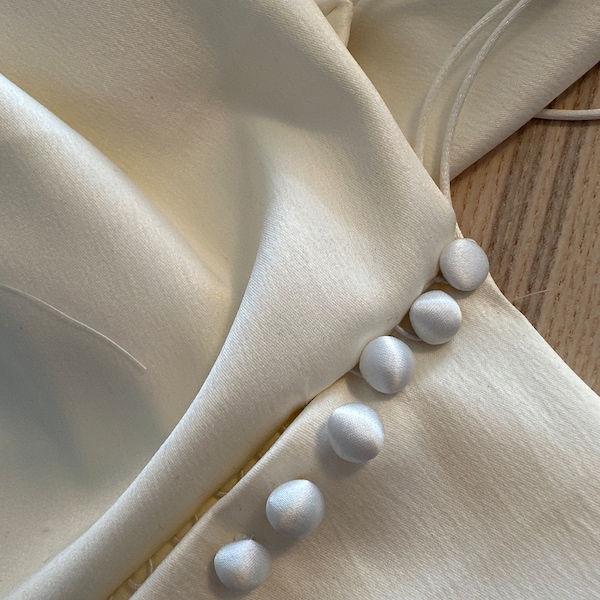 Bridal Dress Buttons White Bridal-covered Buttons for Elegant Dress ...