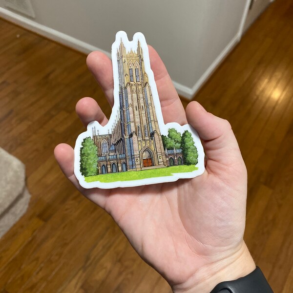 Vinyl Sticker, Duke University Chapel Sticker - Etsy