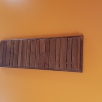 Walnut Electricity Meter Box Cover, Wooden Wall Board With Shelf ...