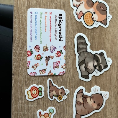 Mini Strawberry Bunny and Flower Rabbit Acrylic Keychain Set of 2 / 1in ...