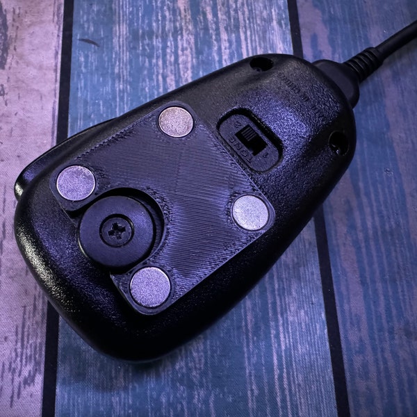 Mic Clip Mount for Radio Strap, Clips on the Strap and Extends Mic Clip ...