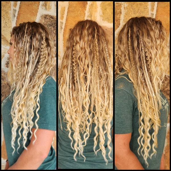 Dreadlocks Like Your Hair. Synthetic Dreadlocks. Curly Synthetic Dreads ...