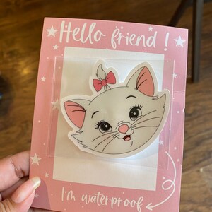 Minnie Mouse Peace Sign Minnie Mickey Sticker Waterproof | Etsy