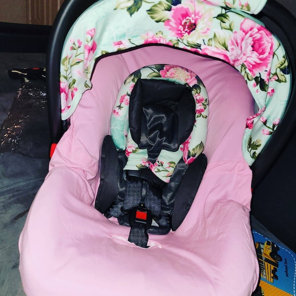 FREE SHIPPING 9pc Baby Boy Baby Girl Ultimate Set of Infant Car Seat ...