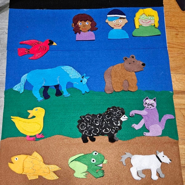 I See a Brown Bear! Felt Story Pattern - PDF PATTERN ONLY for Felt ...