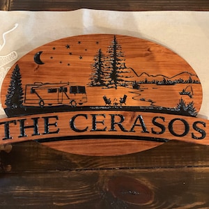 RV Sign Camper Sign Engraved Rv Sign Campsite Flag RV Flag | Etsy