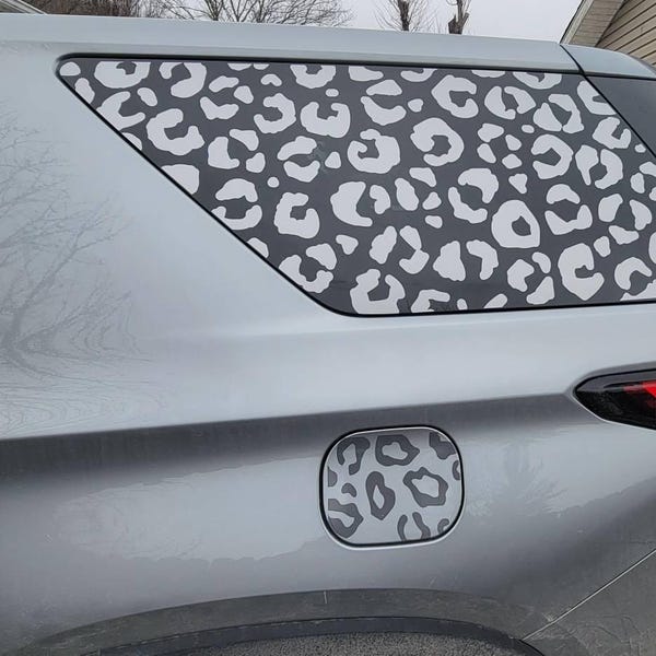 Leopard Print Decals Stickers Cut to Fit JDM Vehicle Wrap / Truck Car ...