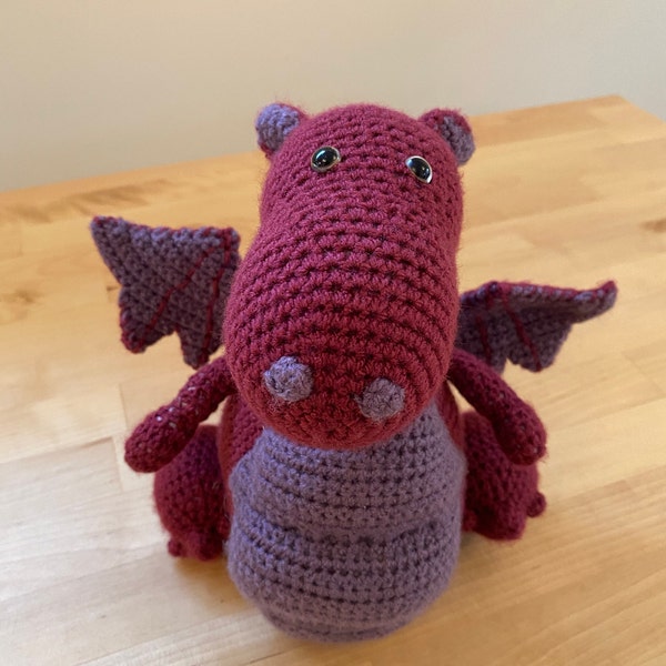 Yoki the Dragon Amigurumi Crochet Pattern - Etsy