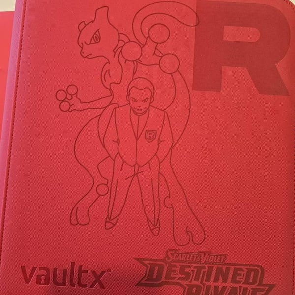 Gengar Purple Vault X 12 Pocket Trading Card Zip up Binder - Etsy