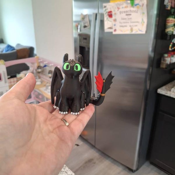 Toothless Desk Ornament (3, 6, and 9” Inch Options) - Etsy