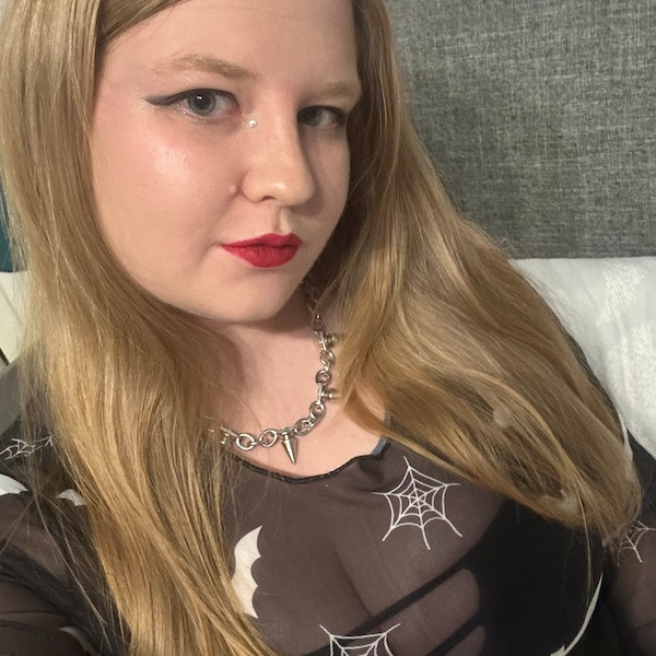 Spike Rivet Necklace, Spike Choker, Silver Spikes, Gothic Jewelry, Punk Jewelry, Punk Necklace ...