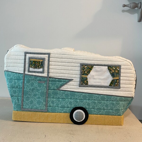 SEWFAST Vintage Camper Trailer Sewing Machine Cover PDF Pattern - Etsy