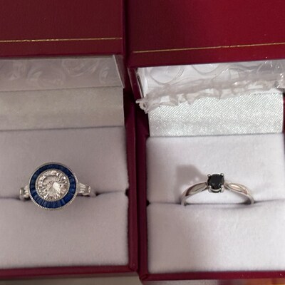 Charnier of France Antique Pearl & Diamond Paste Halo Anniversary ...