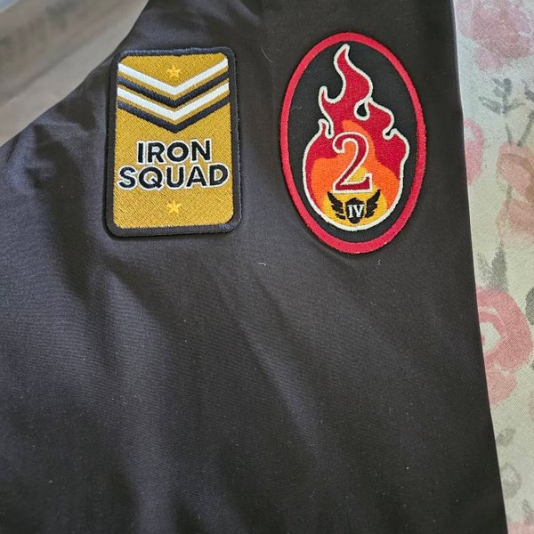 Iron Squad Fourth Wing Iron Flame Inspired Patch - Etsy