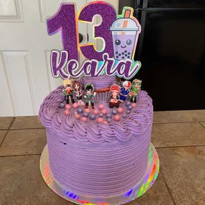 Boba Cake Topper,boba Tea,milk Tea,pearl Tea,bubble Tea,3d Cake Topper ...