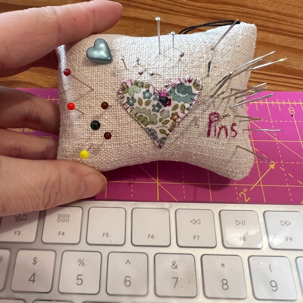 Slow Stitch Fabric Bundle Containing Vintage and New Materials, Buttons ...