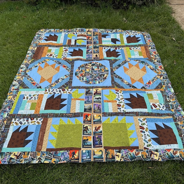 Nose to Nose Panel Christmas Cotton Fabric, Susan Winget 24 in X 43in ...