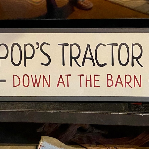 Tractor Rides Sign, Papa Gift, Papa Sign, Tractor Ride Sign, Barn ...