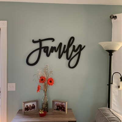 Family Sign, Family Wood Sign, Family Wall Decor, Thanksgiving Decor ...