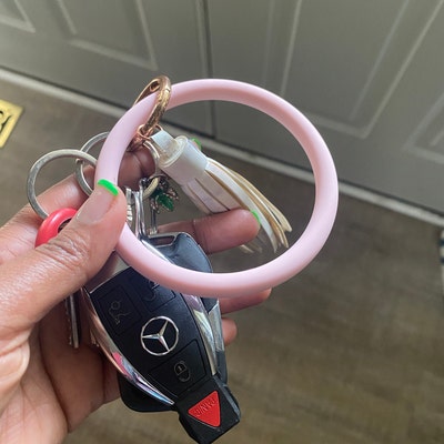 Silicone Key Ring, Keychain, Bracelet, Round Silicone Keychain ...