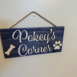 Dog Name Sign, 3D Dog Name Sign, Custom Dog Name Sign, Personalized Dog ...