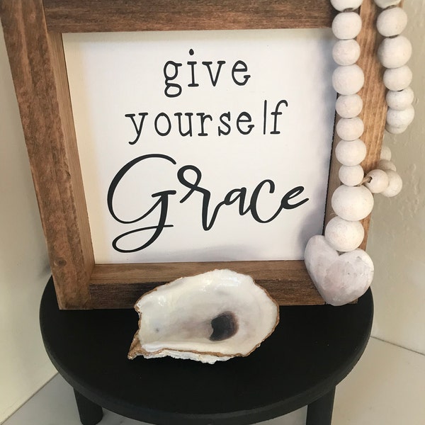 Give Yourself Grace Sign, Grace Sign, Gift, PREORDER - Etsy