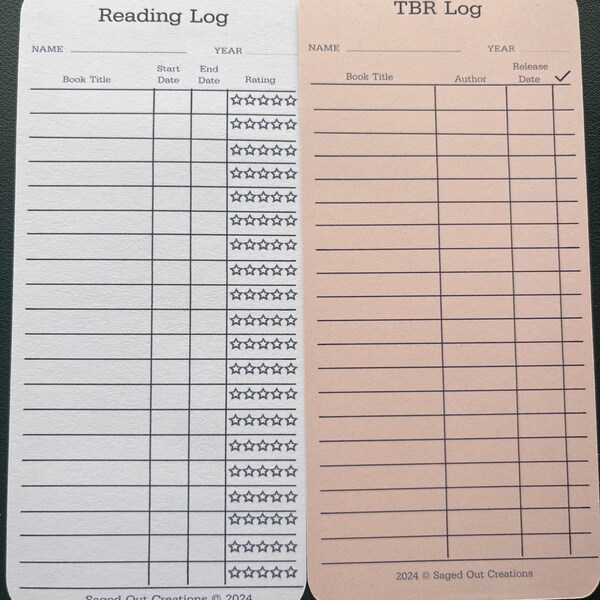 Traveling Book Bookmark Kit (individual Person Kit) || Pouch+logs ...