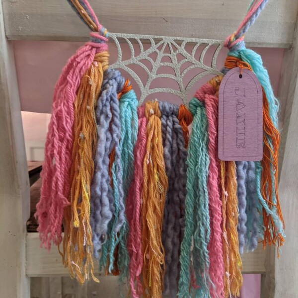 Halloween Spiderweb Garland - Macrame - Digital Laser Cut File -digital ...