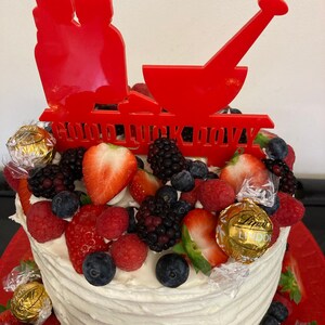 Personalised Acrylic Classical Music Conductor Orchestral Cake | Etsy