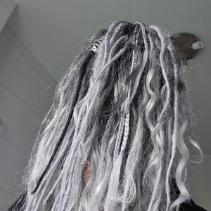 Gothic Style De Dreads Dark Brown Burgundi and Black Gray - Etsy UK