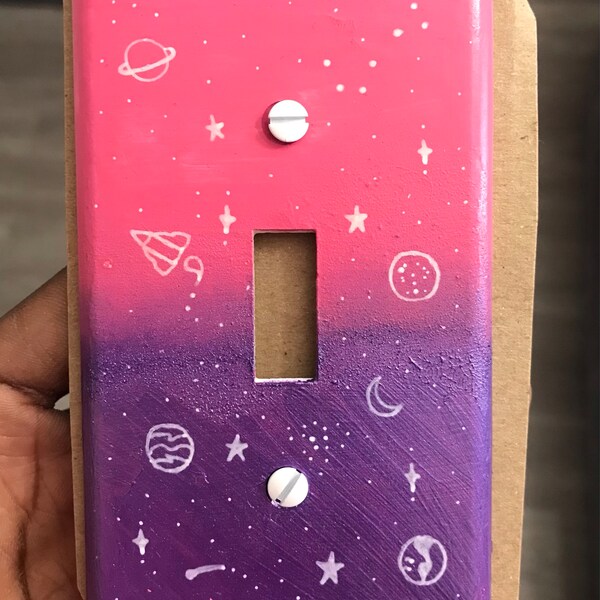 Space Doodle Light Switch/outlet Cover - Etsy