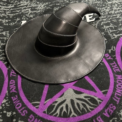 Handmade Leather Wizard Hat - Etsy