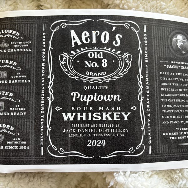 Custom Patron Label 750 Ml, Tequila Label, Printable Personalized Gift ...