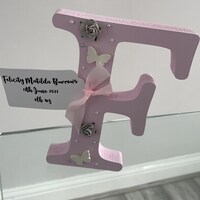 Freestanding Letter - Personalised - New Baby Gift - Nursery Decor ...