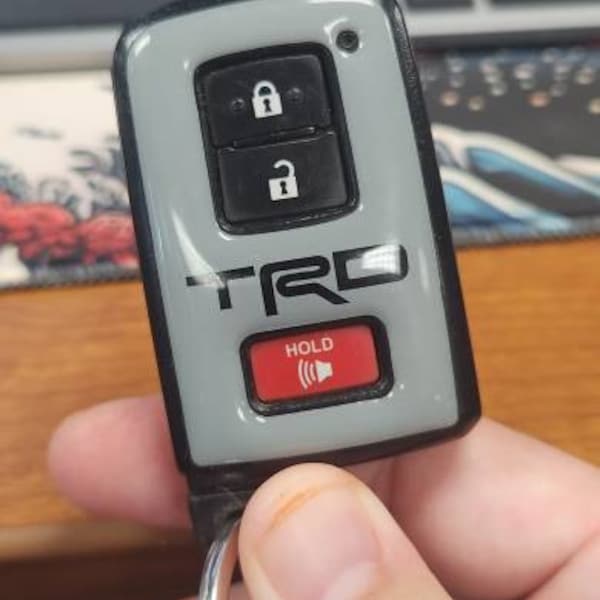 TACOMA (2016- 2023) 3rd Gen Key Fob TRD , PRO Domed Raised Decals (1 ...