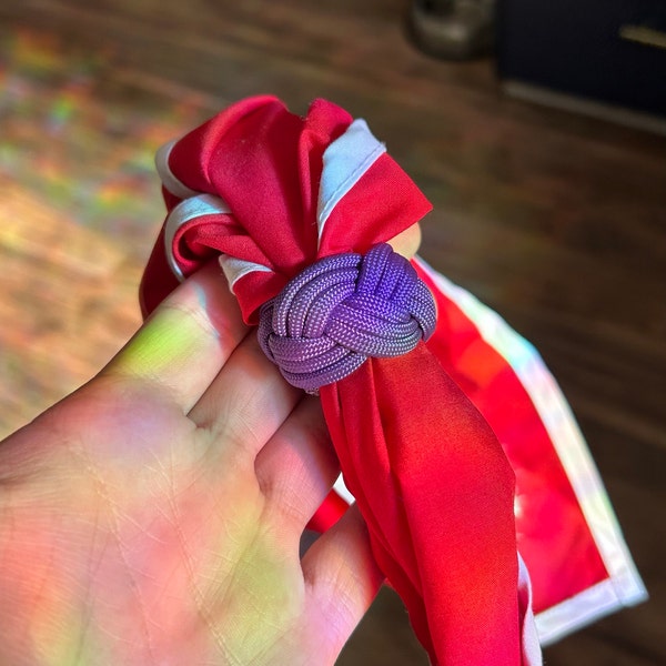 Turk's Head or Woggle Knot Neckerchief Neckchief Slide - Etsy