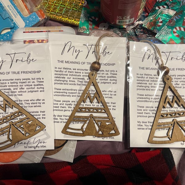 My Tribe Ornament, Friendship Ornament, Friend Christmas Gift ...