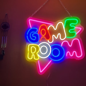 Game Controller LED Neon Sign for Gamer - Teen Boy Wall Room Decor ...