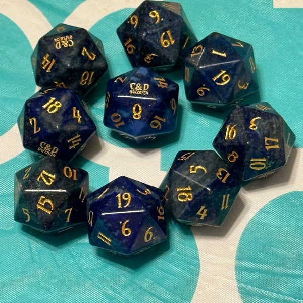 Crow D20 Dice | Raven Dice | Crow and Moon | Dungeons & Dragons | DND ...