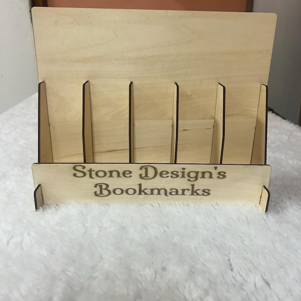 Bookmark Display Stand SVG Laser File - Bookmark Storage Svg - Bookmark ...