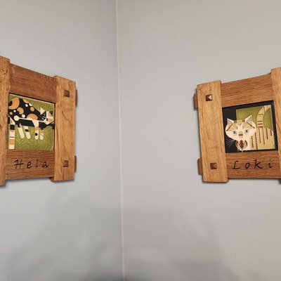 6x6 Tile Frame, Craftsman/mission Style Frame, Arts and Crafts, Quarter ...