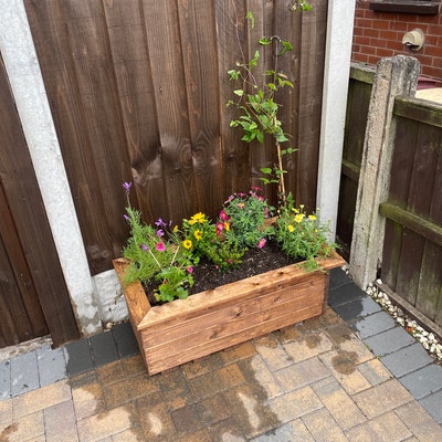 Charles Taylor 3 Piece Wooden Veg Trough Planter Set. - Etsy UK