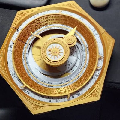 Dial of Destiny Indiana Jones Prop Replica Articulating Archimedes Dial ...