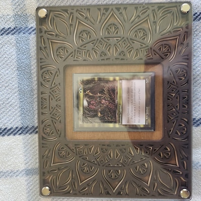 MTG Custom Wooden Card Display Magic the Gathering Card Frame Trading ...