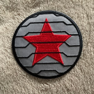Winter Solider Bucky Barnes Arm Emblem Iron-on Embroidered - Etsy