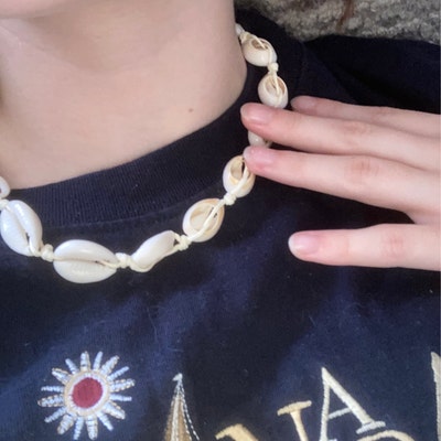 NATIVU Shell Necklace Vsco Stuff Natural Handmade Seashell - Etsy