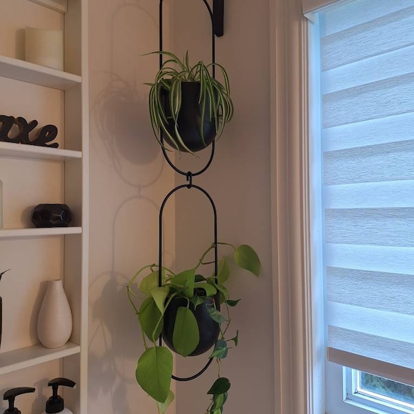 Indoor Plant Hook, Wall Mounted Wooden Plant Hanger STEM Plant Bracket ...