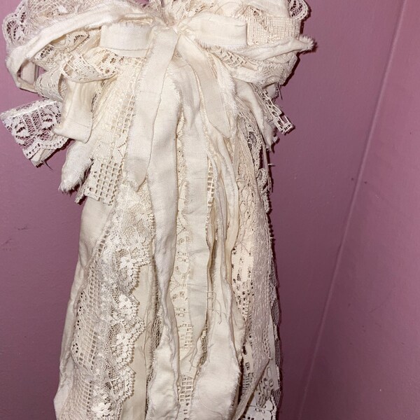 Junk Journal Clusters Pink Rag Lace Shabby Chic Tags Snippets- Set of 6 ...